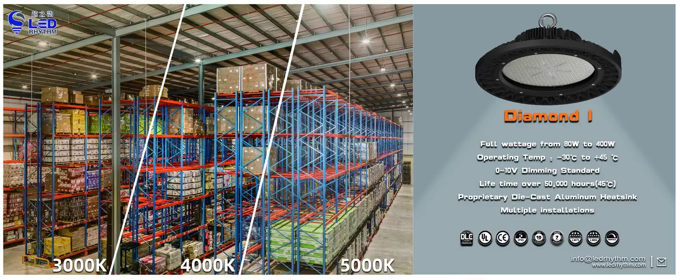 High Power & High Lumen Round LED High Bay Light
